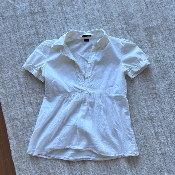 Theory | Tops | Theory White Button Down | Poshmark